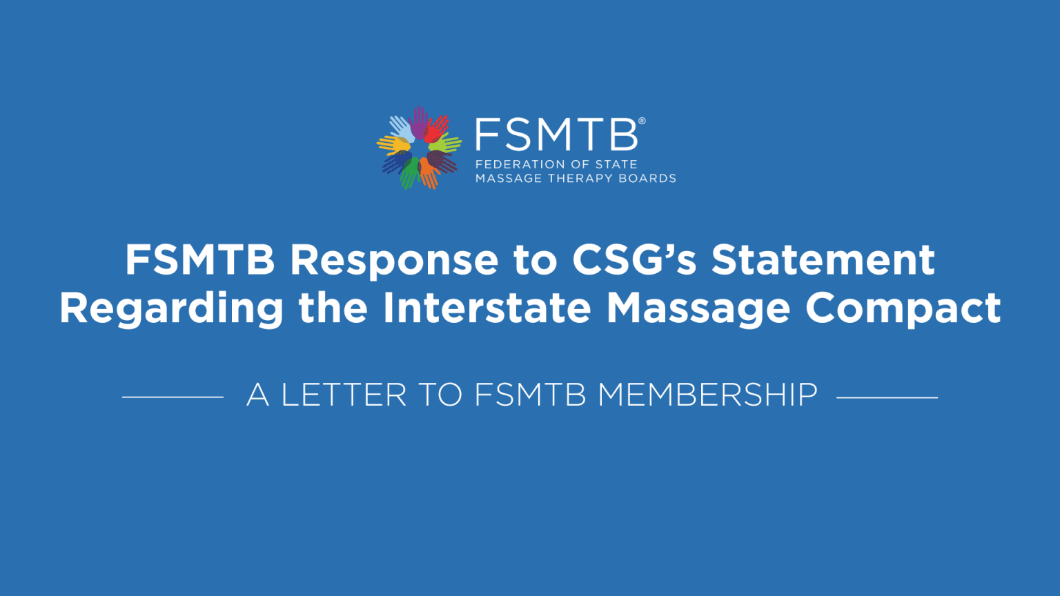 Federation of State Massage Therapy Boards